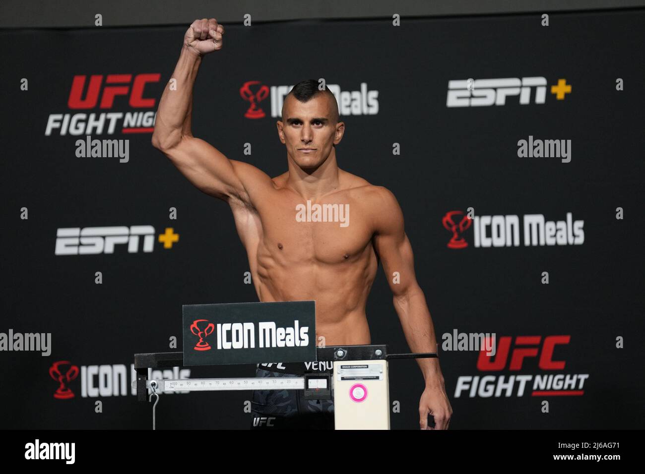 Las Vegas, USA. 29th Apr, 2022. LAS VEGAS, NV - April 29: Natan Levy ...