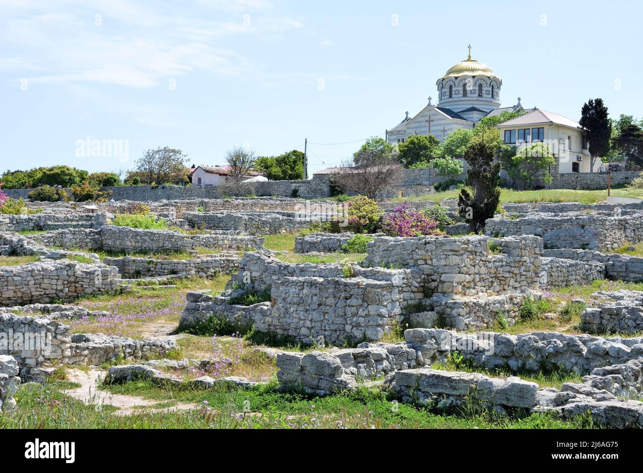 Vladimir Cathedral in Chersonesos - the Orthodox Church of the Moscow ...