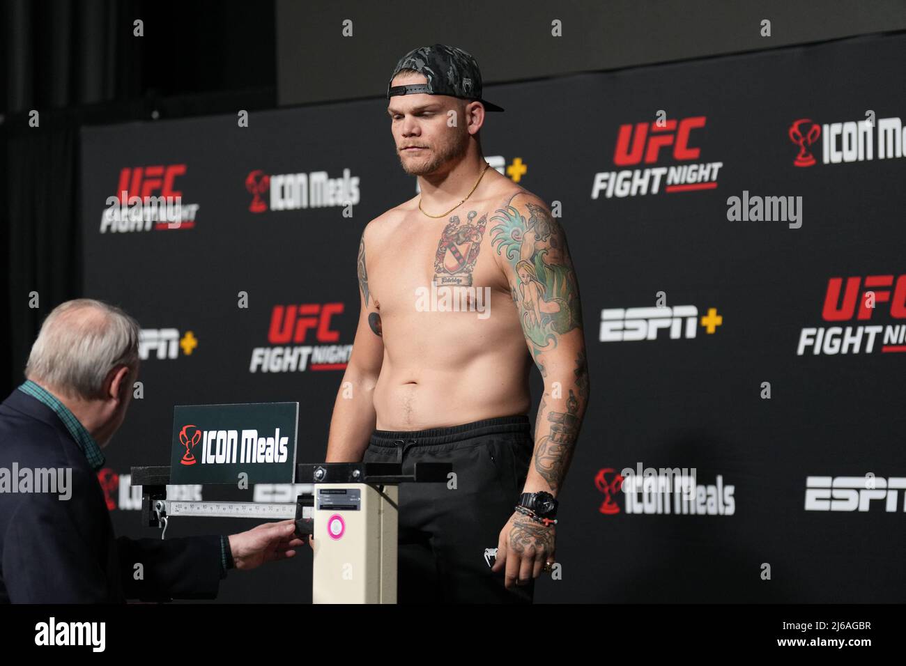 Las Vegas, USA. 29th Apr, 2022. LAS VEGAS, NV - April 29: Chase Sherman ...