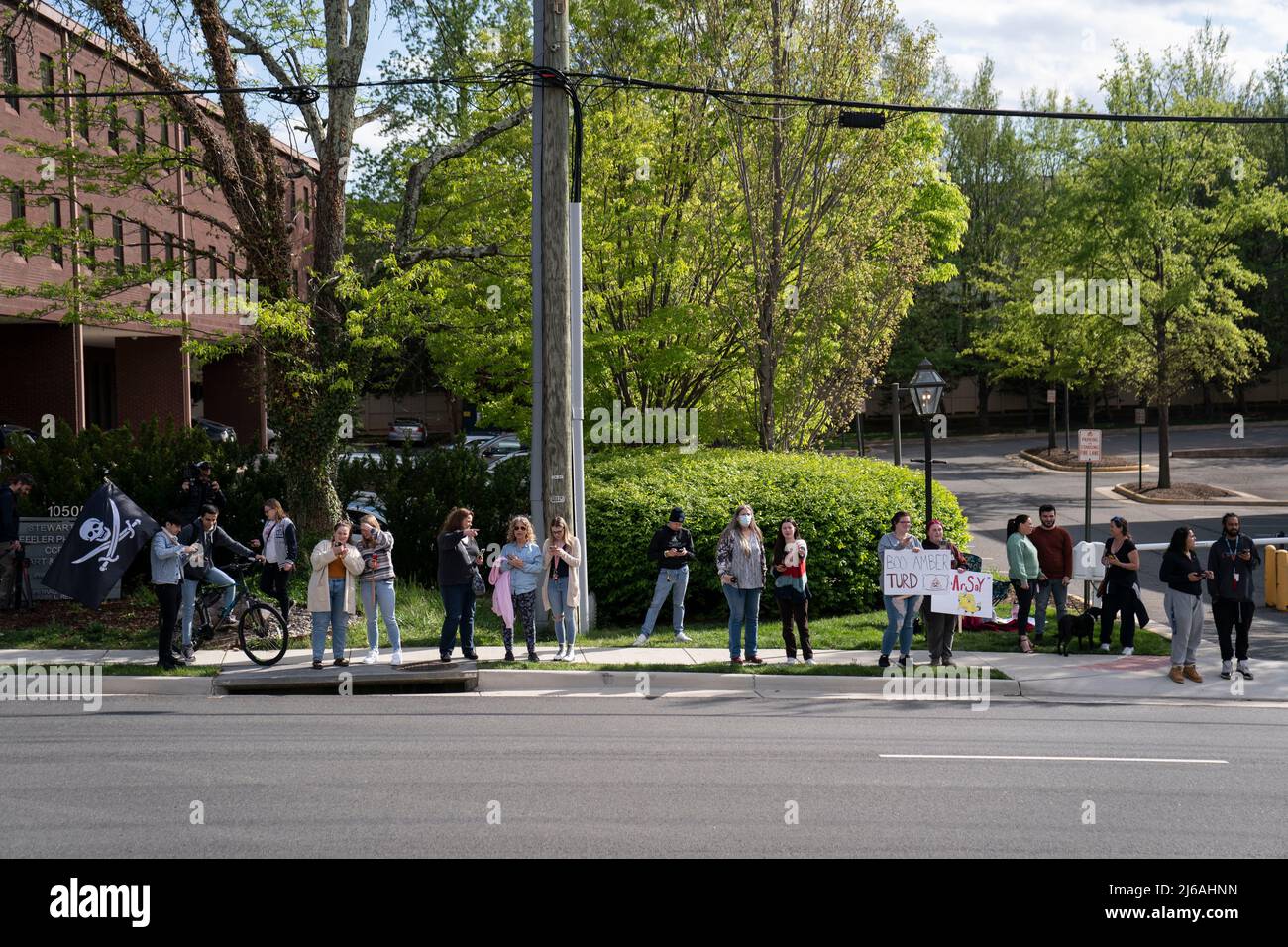 27 April 2022 - Fairfax County Courthouse following Wednesday’s ...