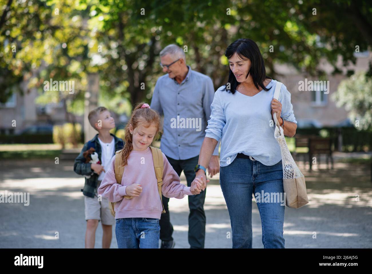 Outdoor senior children hi-res stock photography and images - Alamy