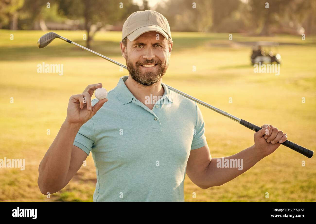 Happy golf hi-res stock photography and images - Alamy
