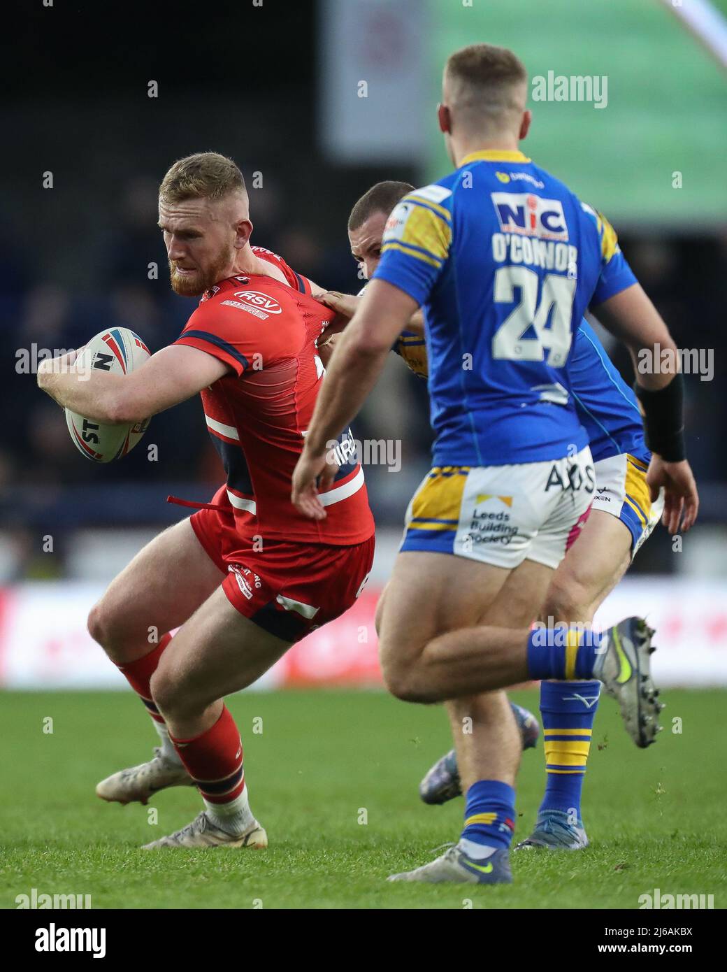 Rowan Milnes (21) of Hull KR in action during the game Stock Photo - Alamy