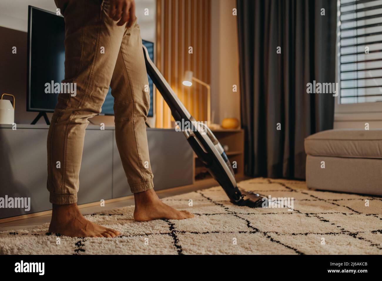 Hoovering legs hi-res stock photography and images - Alamy