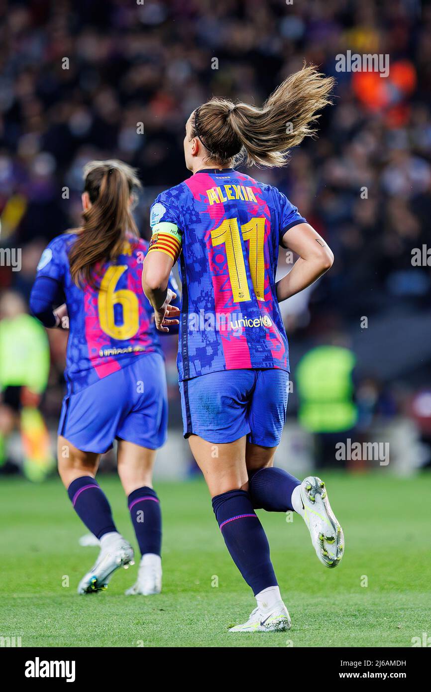 BARCELONA - MAR 30: Alexia Putellas in action during the UEFA Women's ...