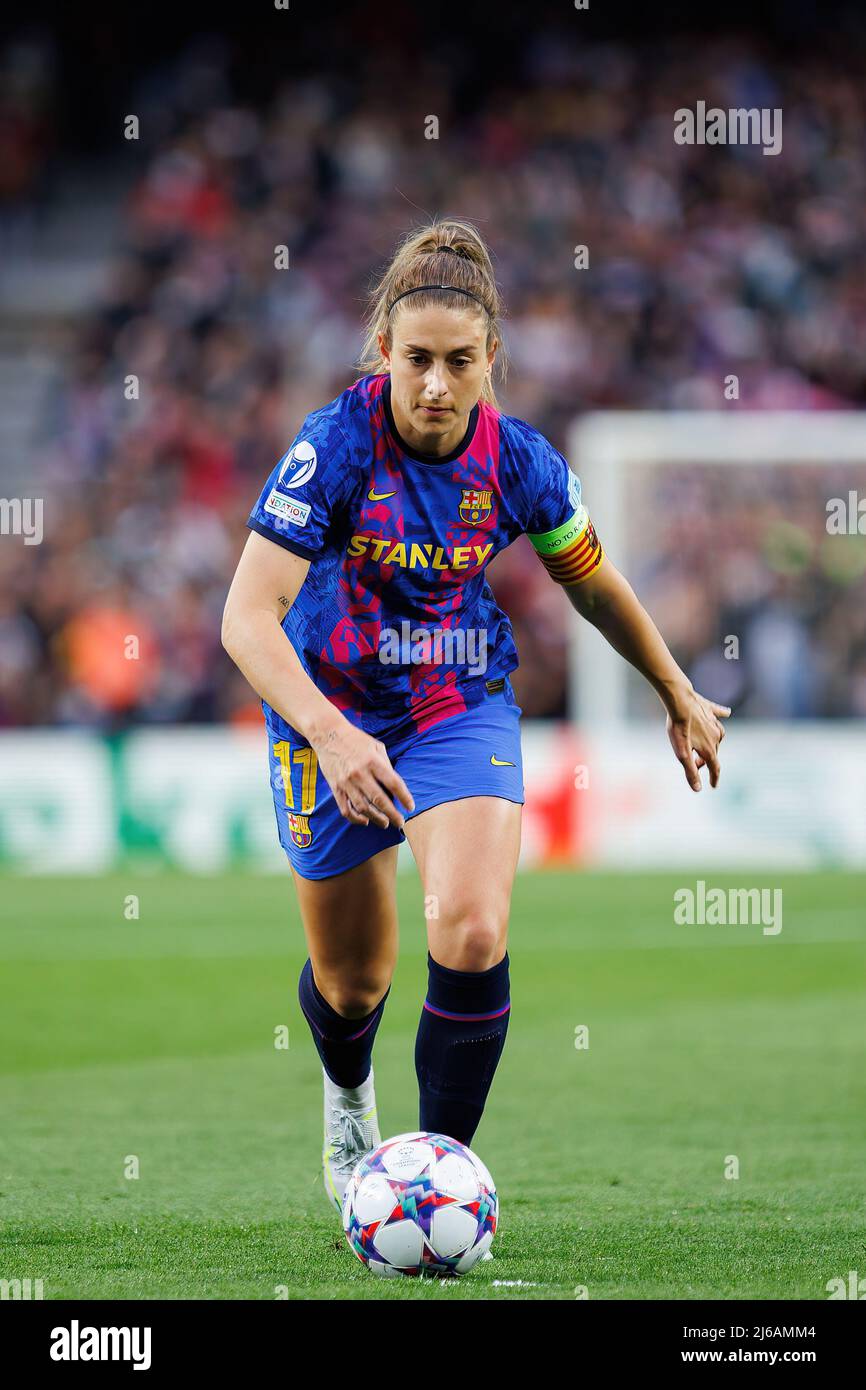 BARCELONA - MAR 30: Alexia Putellas in action during the UEFA Women's ...