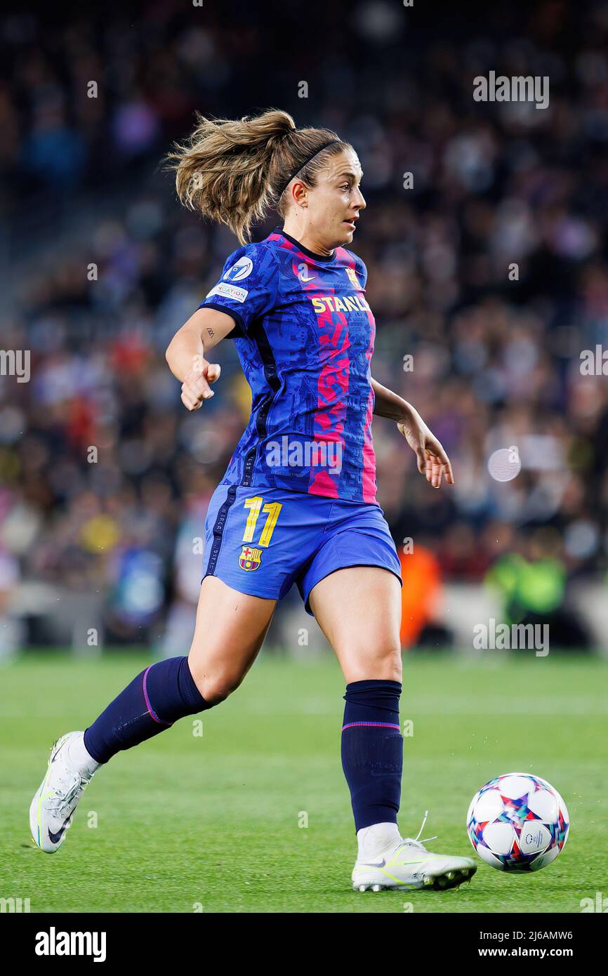 BARCELONA - MAR 30: Alexia Putellas in action during the UEFA Women's ...