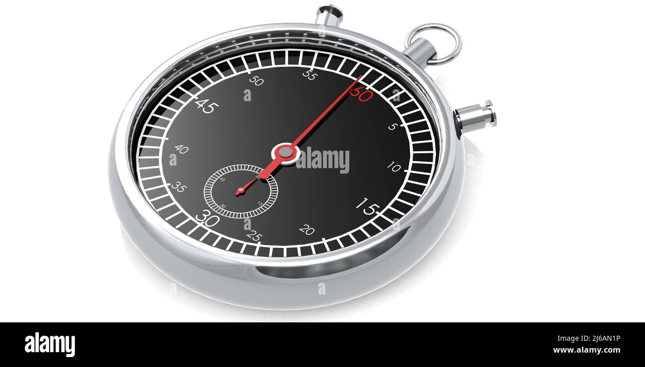 Stopwatch isolated on white background, 3d rendering Stock Photo - Alamy