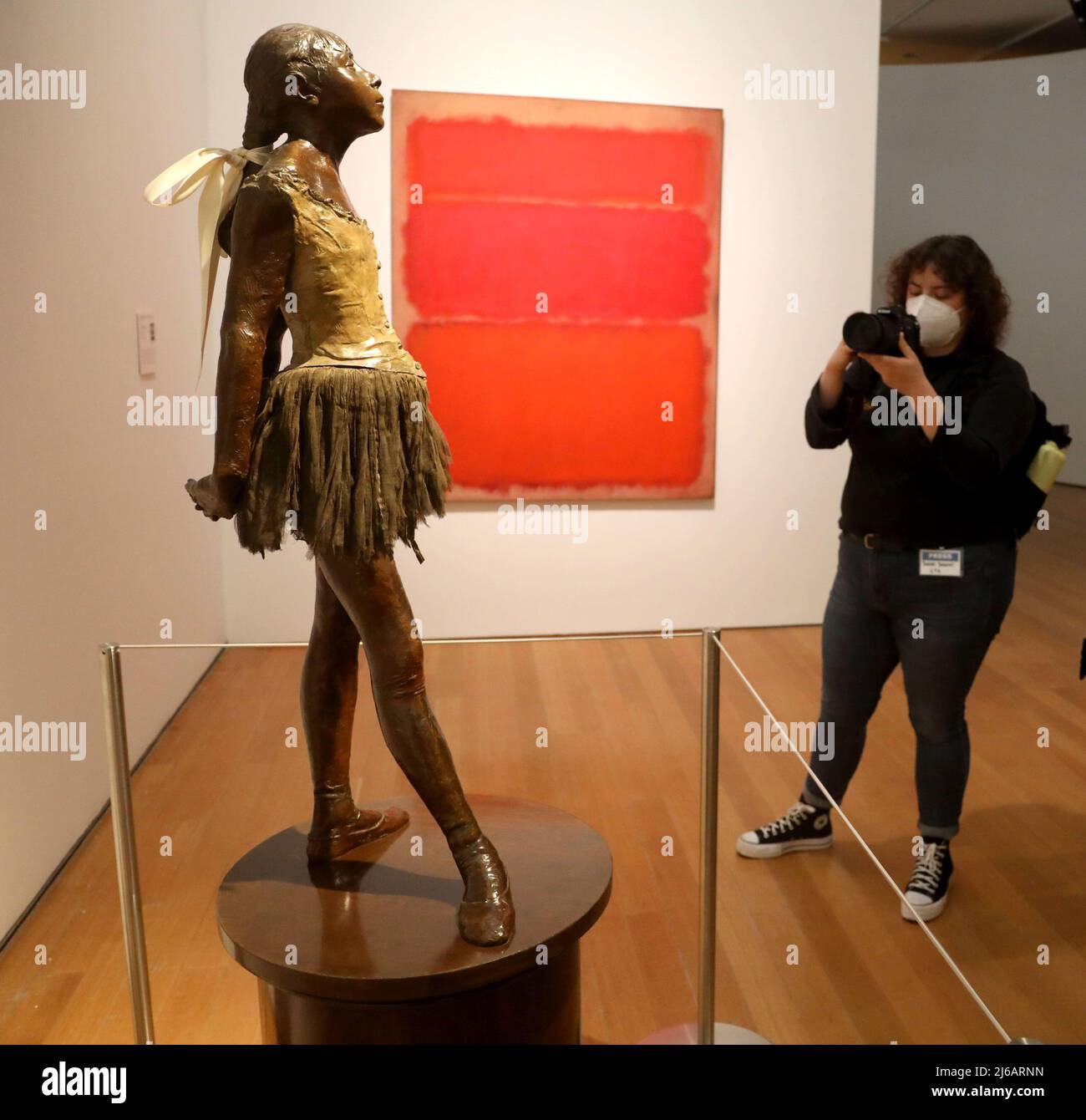 April 29, 2022, New York, New York, USA: A view of Edgar Degas â ...