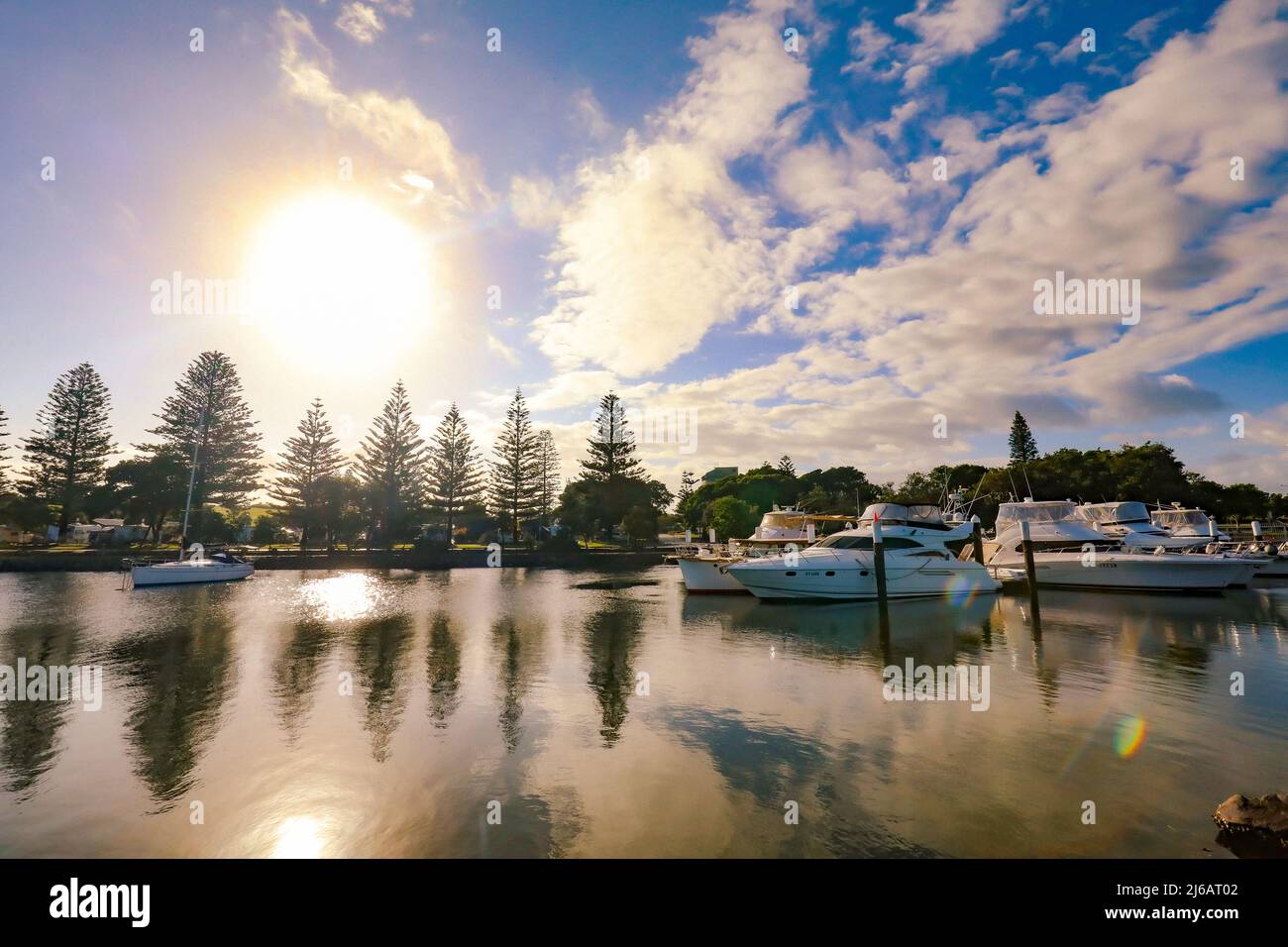 Sunset at forster nsw australia hi-res stock photography and images - Alamy
