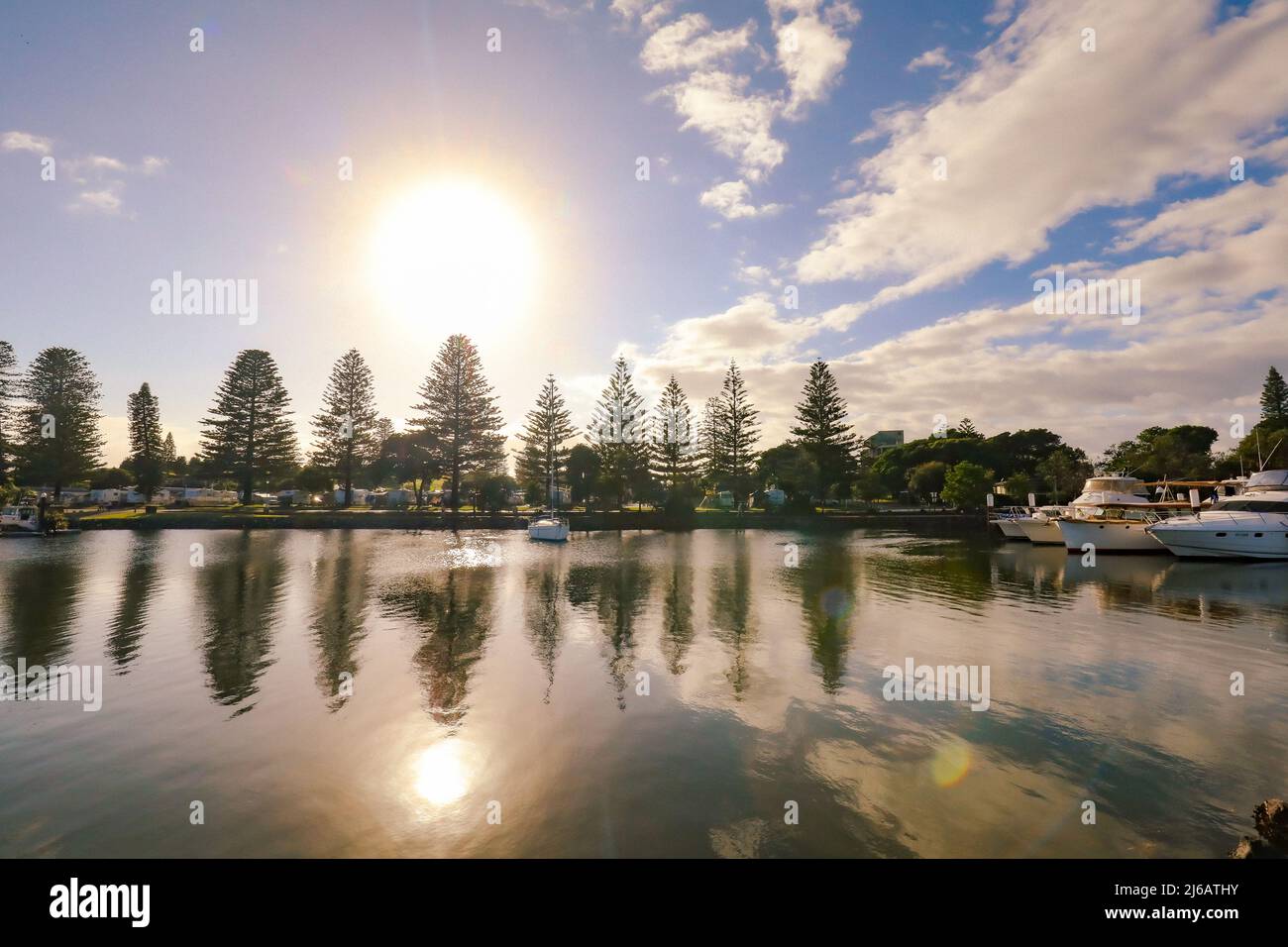 Sunset at forster nsw australia hi-res stock photography and images - Alamy