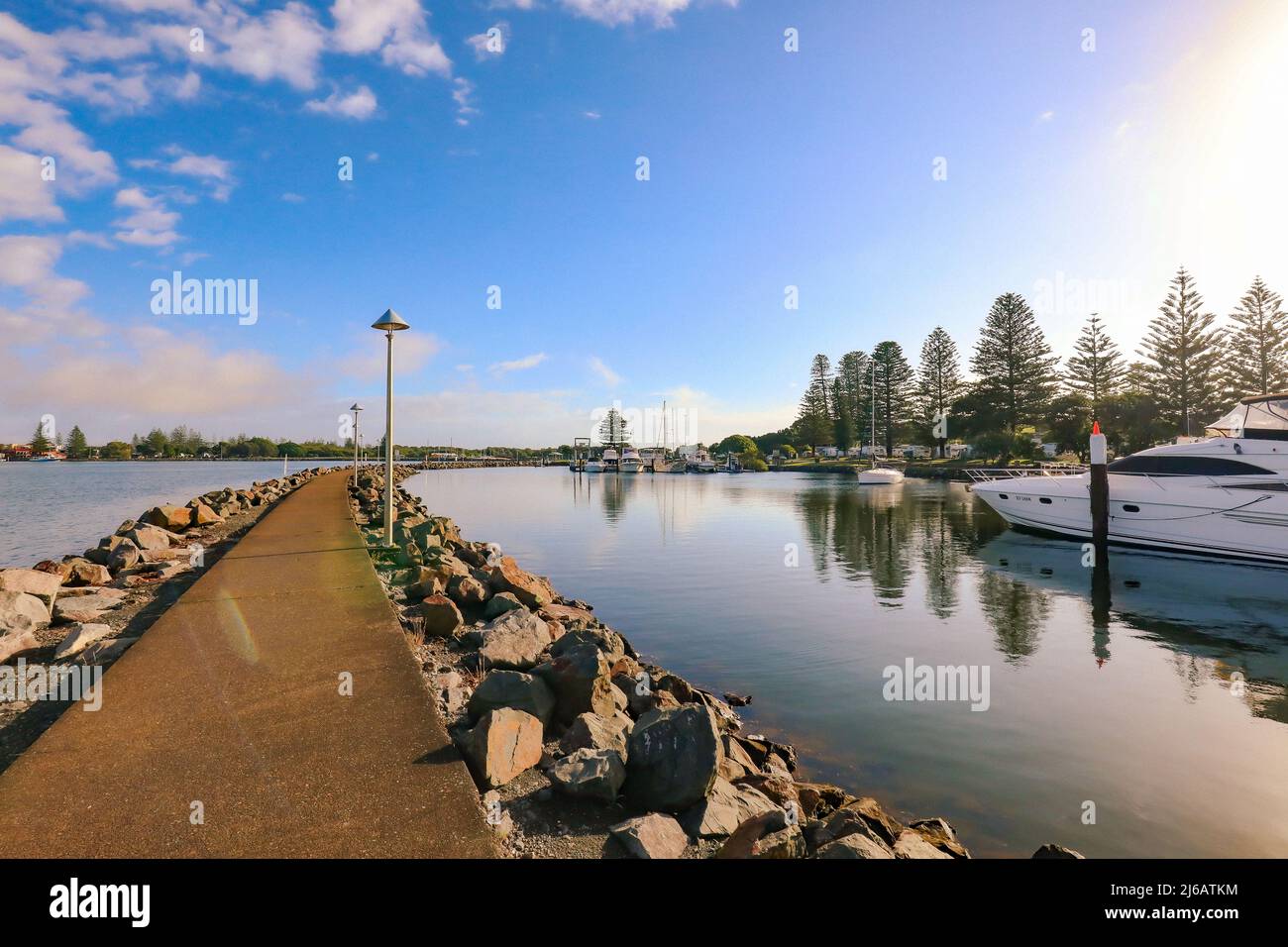 Sunset at forster nsw australia hi-res stock photography and images - Alamy