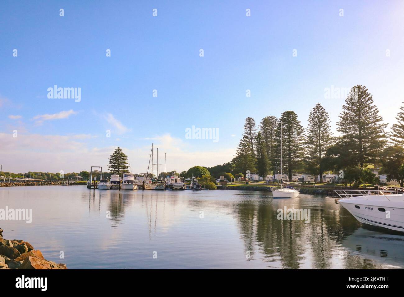 Sunset at forster nsw australia hi-res stock photography and images - Alamy