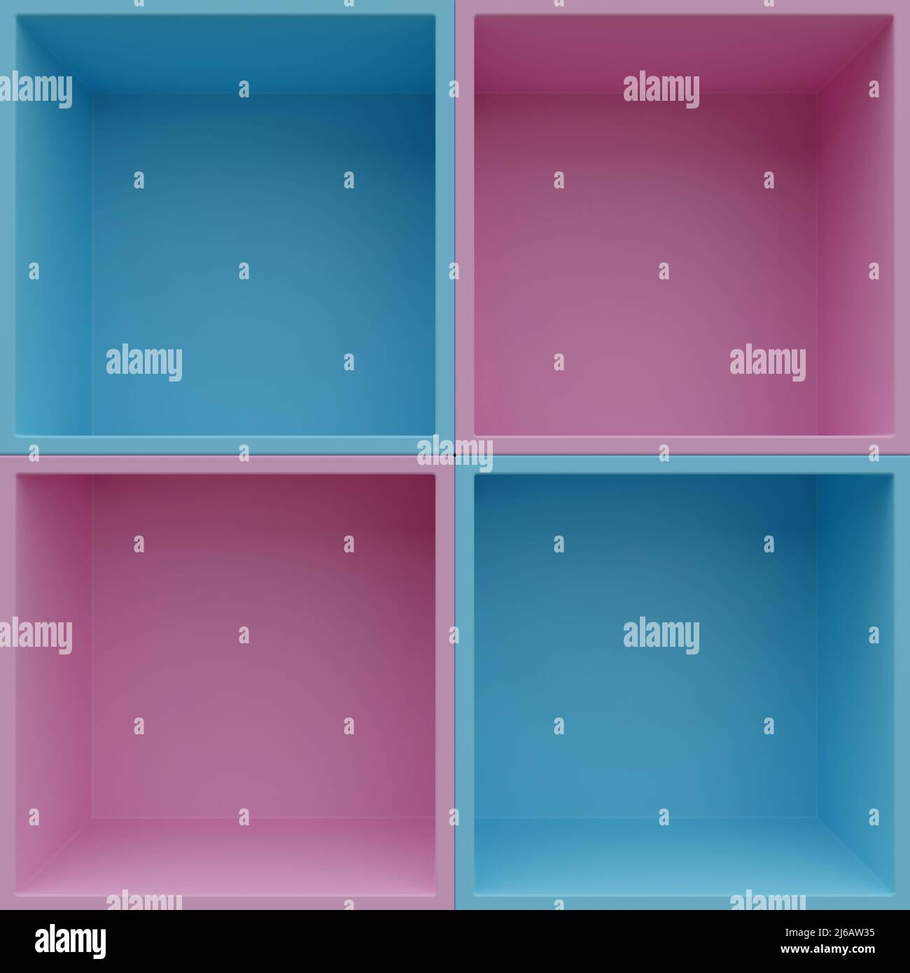 Framed Pink and Blue Background. 3D render, cleand design, platform ...