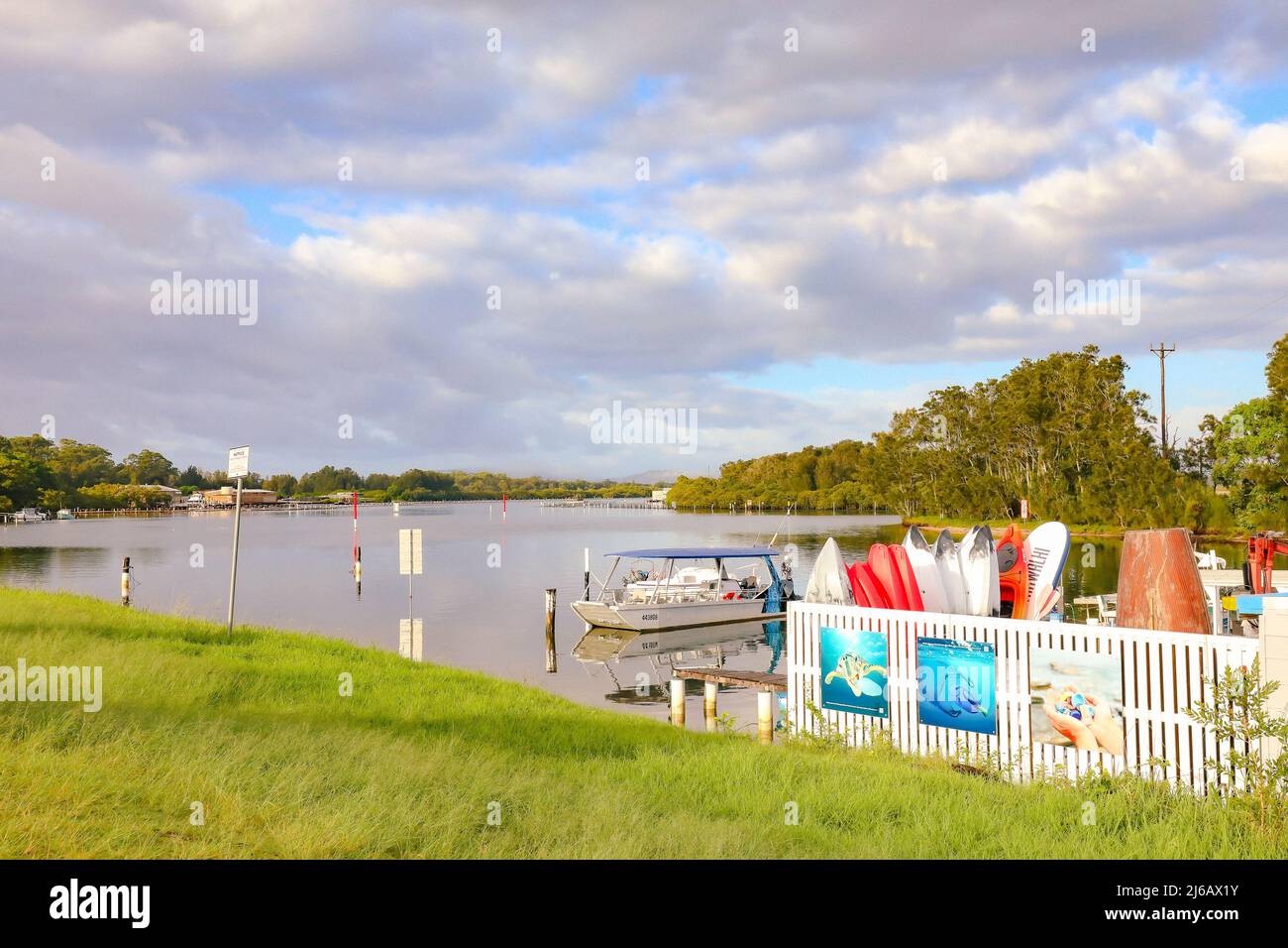 Sunset at forster nsw australia hi-res stock photography and images - Alamy