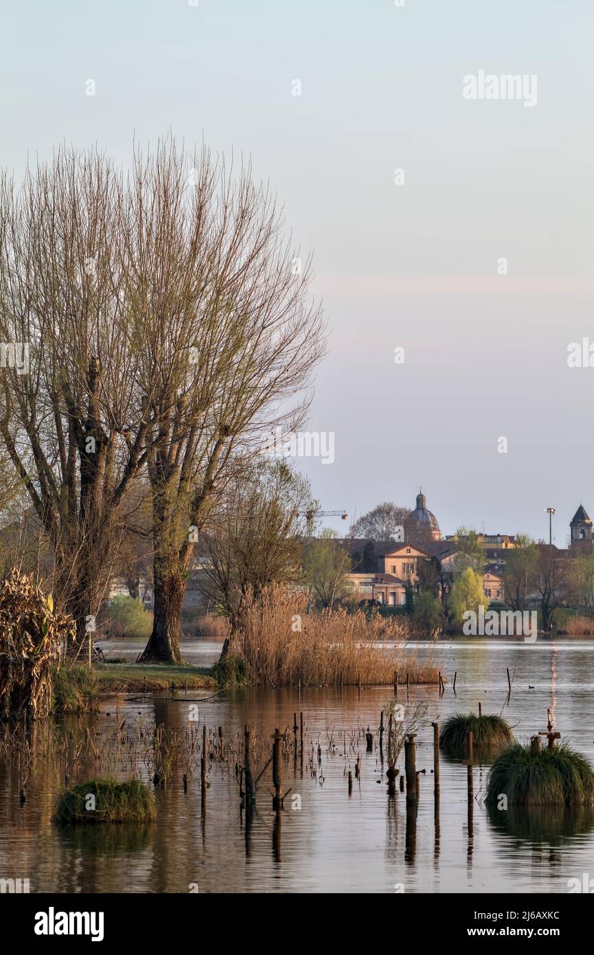 Calm lake next pier hi-res stock photography and images - Alamy