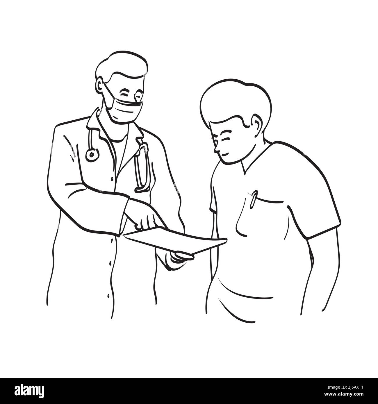 Male Medical Assistant Clipart