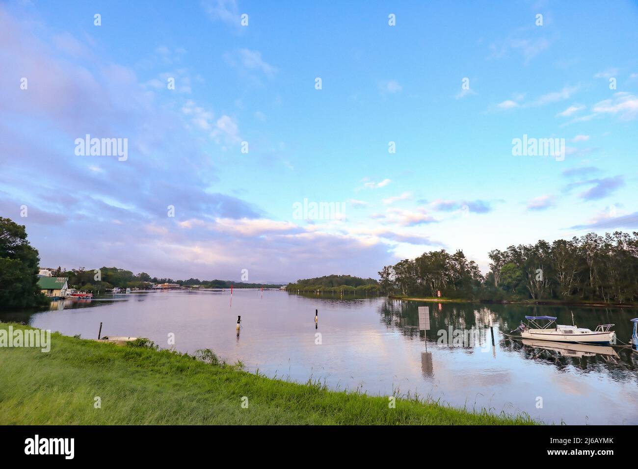 Sunset at forster nsw australia hi-res stock photography and images - Alamy
