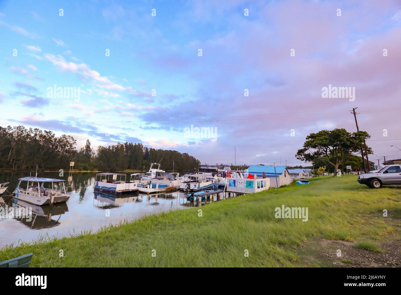 Sunset at forster nsw australia hi-res stock photography and images - Alamy