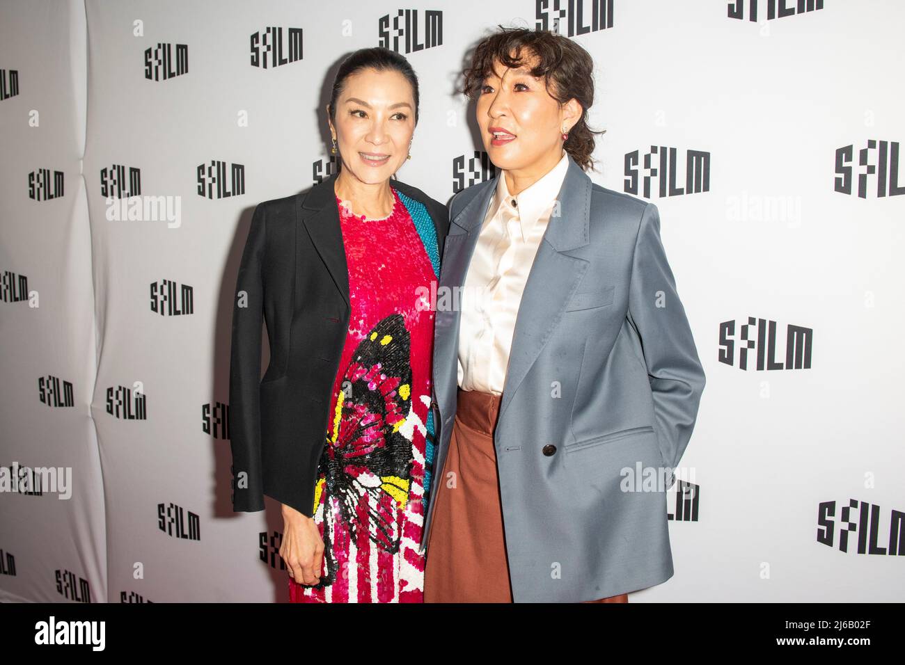Michelle Yeoh (L) and Sandra Oh attend SFFilm Festival "A Tribute to ...