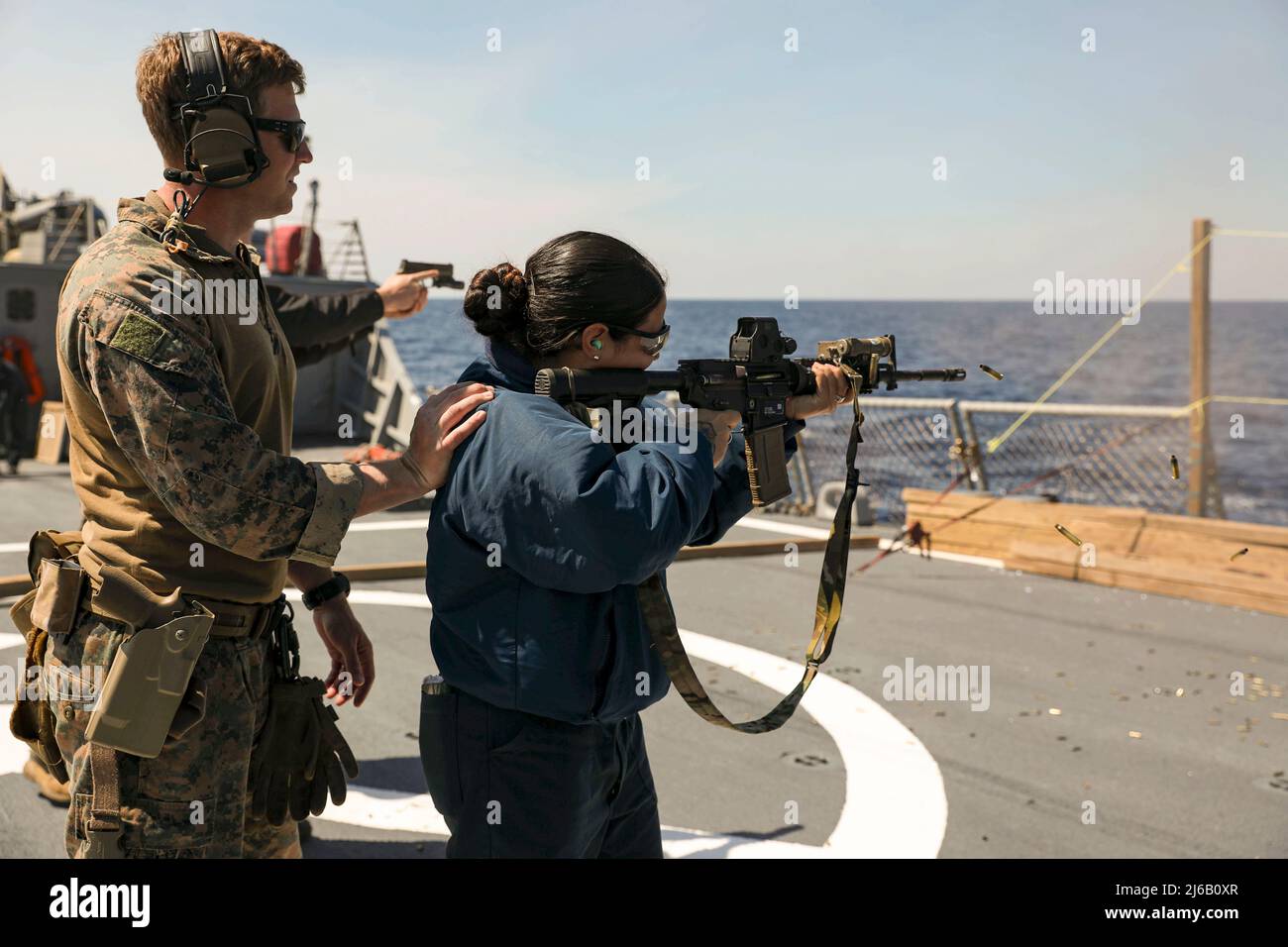 Apr 14, 2022 - Mediterranean Sea - U.S. Marine Corps Sgt. Connor Barton ...