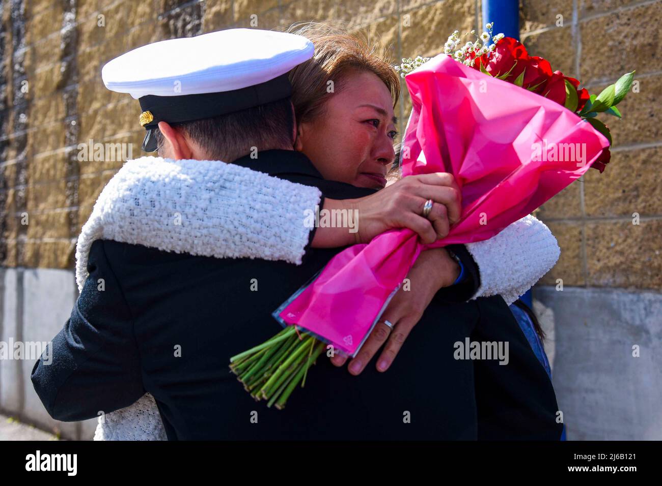 Apr 3, 2022 - San Diego, California, USA - Lt. Cmdr. Jimmy Ku, from ...