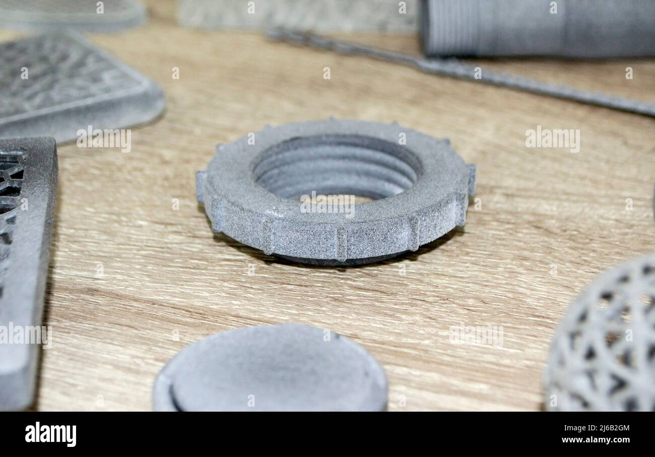 3d printer printing gray objects hi-res stock photography and images ...