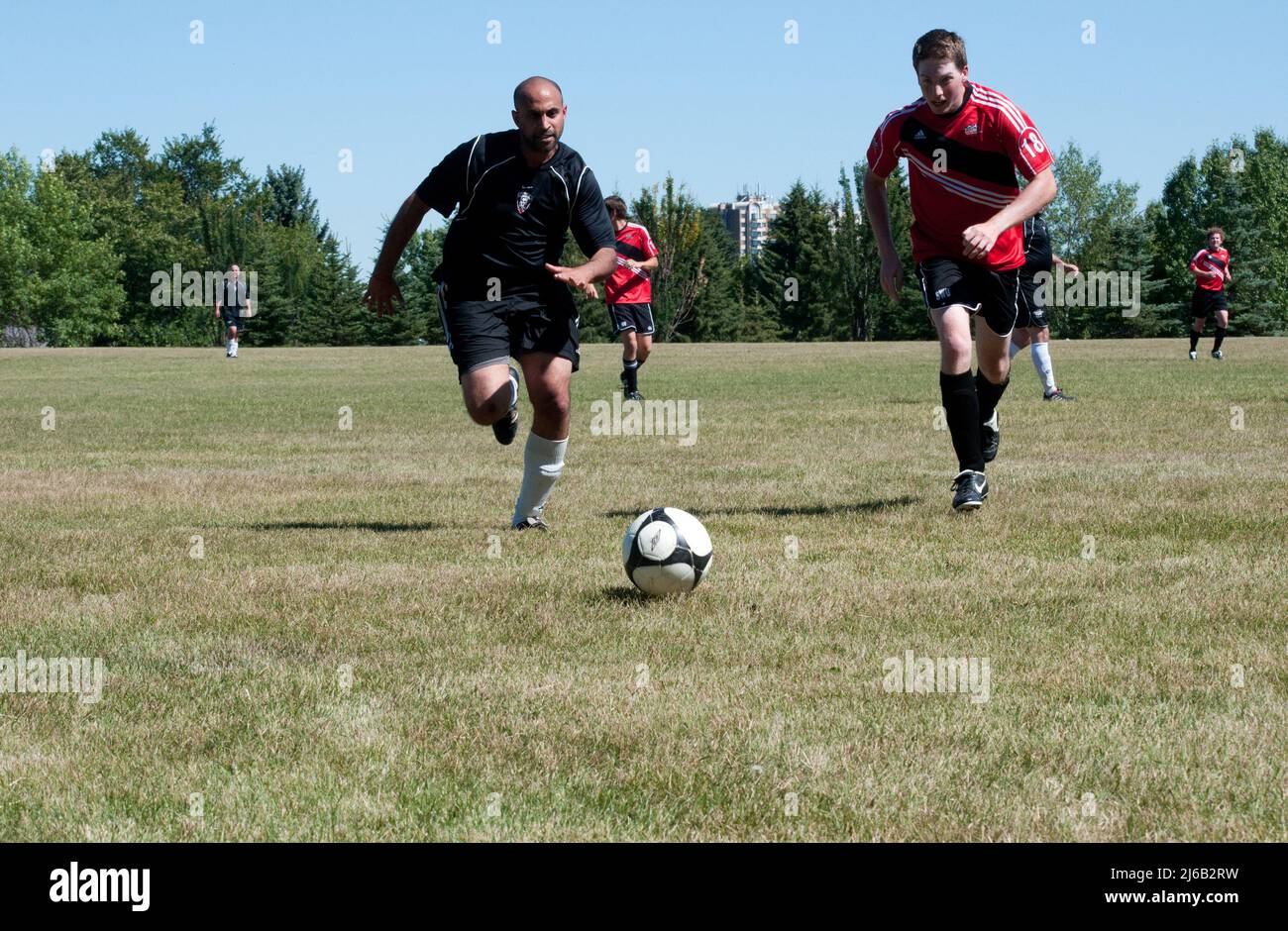 Mens soccer game hi-res stock photography and images - Alamy