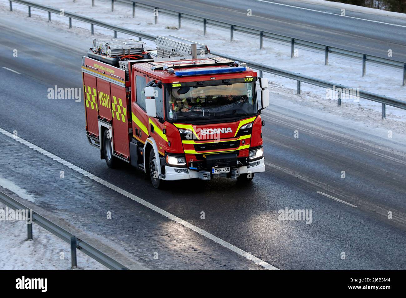 Scania fire engine hi-res stock photography and images - Alamy