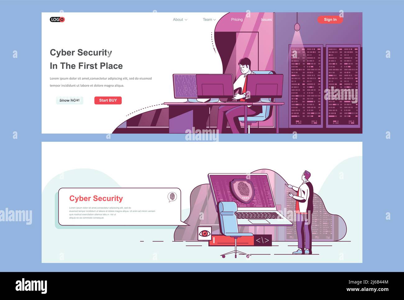 Cyber theme design Stock Vector Images - Alamy
