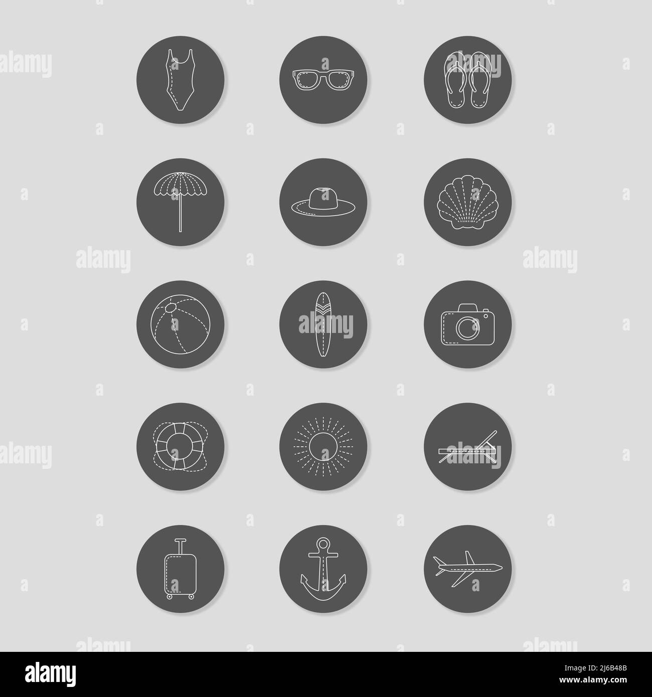 Summer sunshine white Stock Vector Images - Alamy