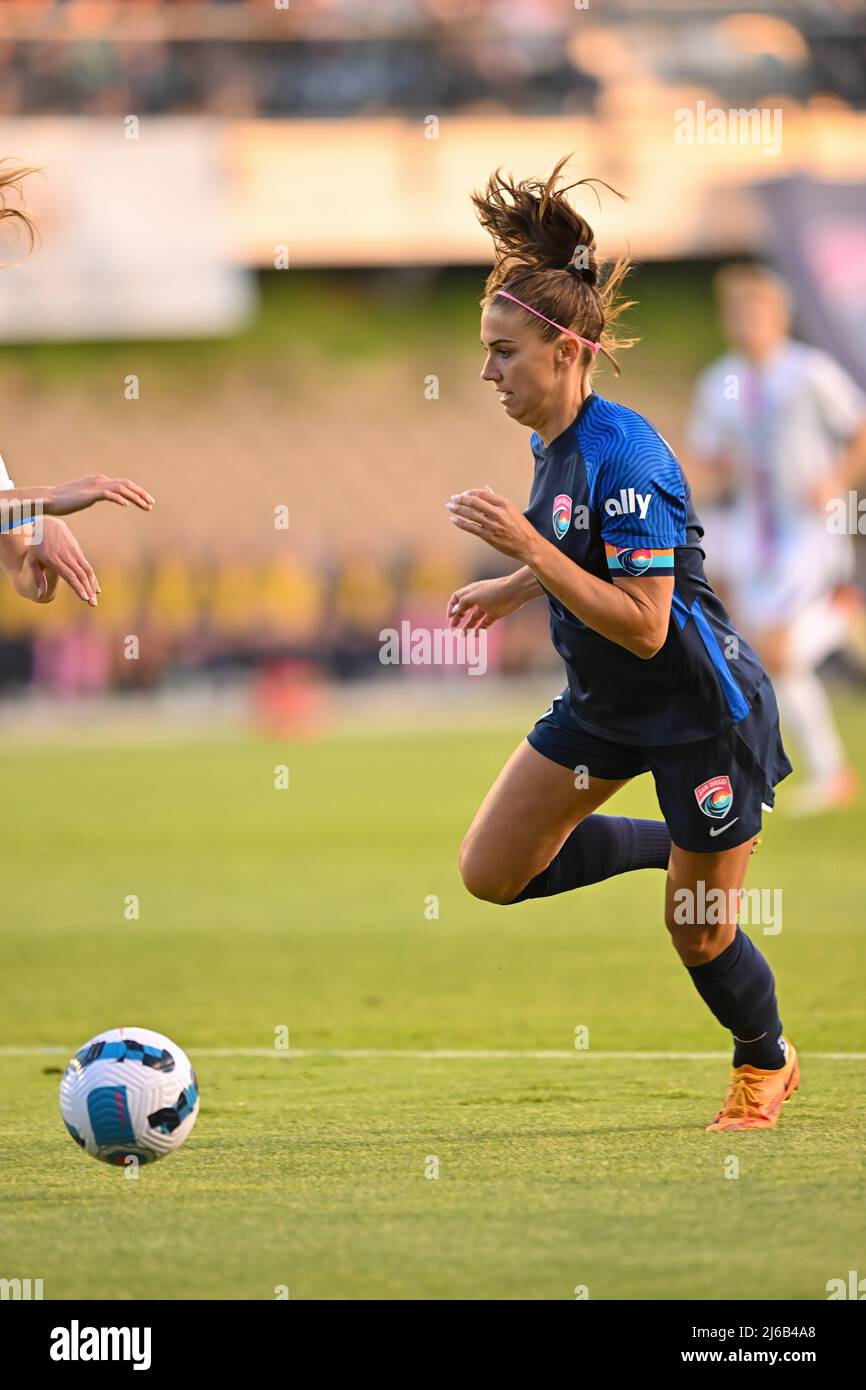April 23, 2022: San Diego Wave FC forward Alex Morgan (13) during a ...