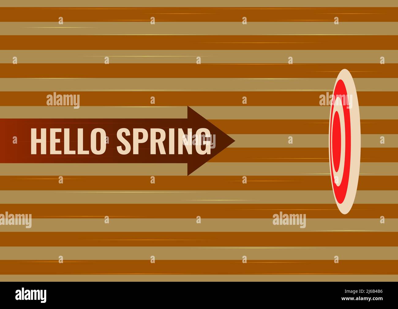 Inspiration showing sign Hello Spring. Conceptual photo Welcoming the season after the winter ...