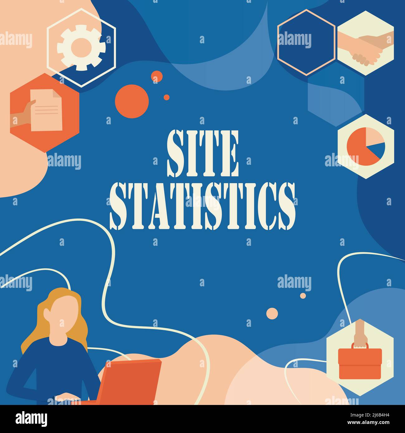 Inspiration showing sign Site Statistics. Business showcase measurement ...