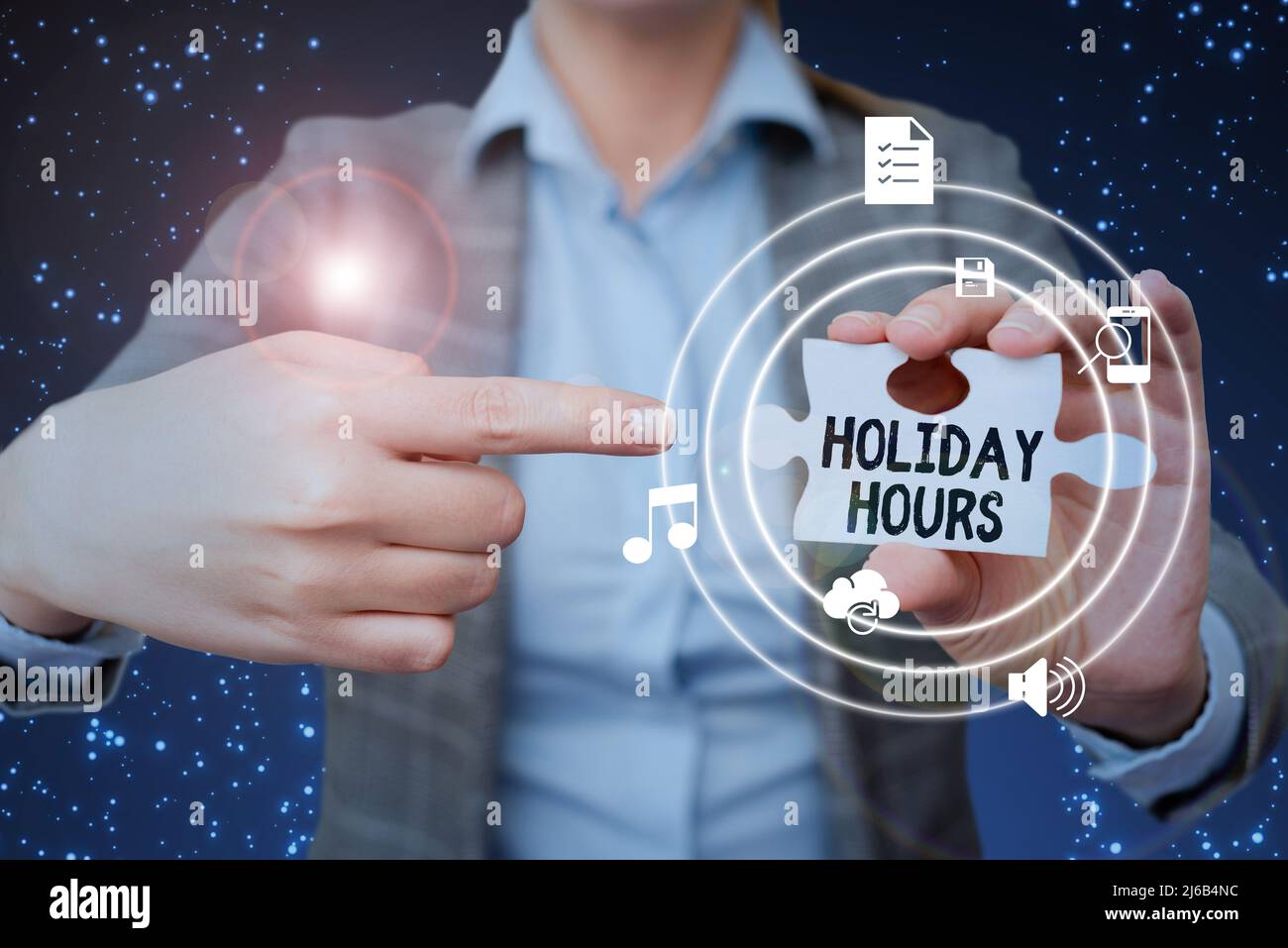 Sign displaying Holiday Hours. Conceptual photo Schedule 24 or7 Half ...