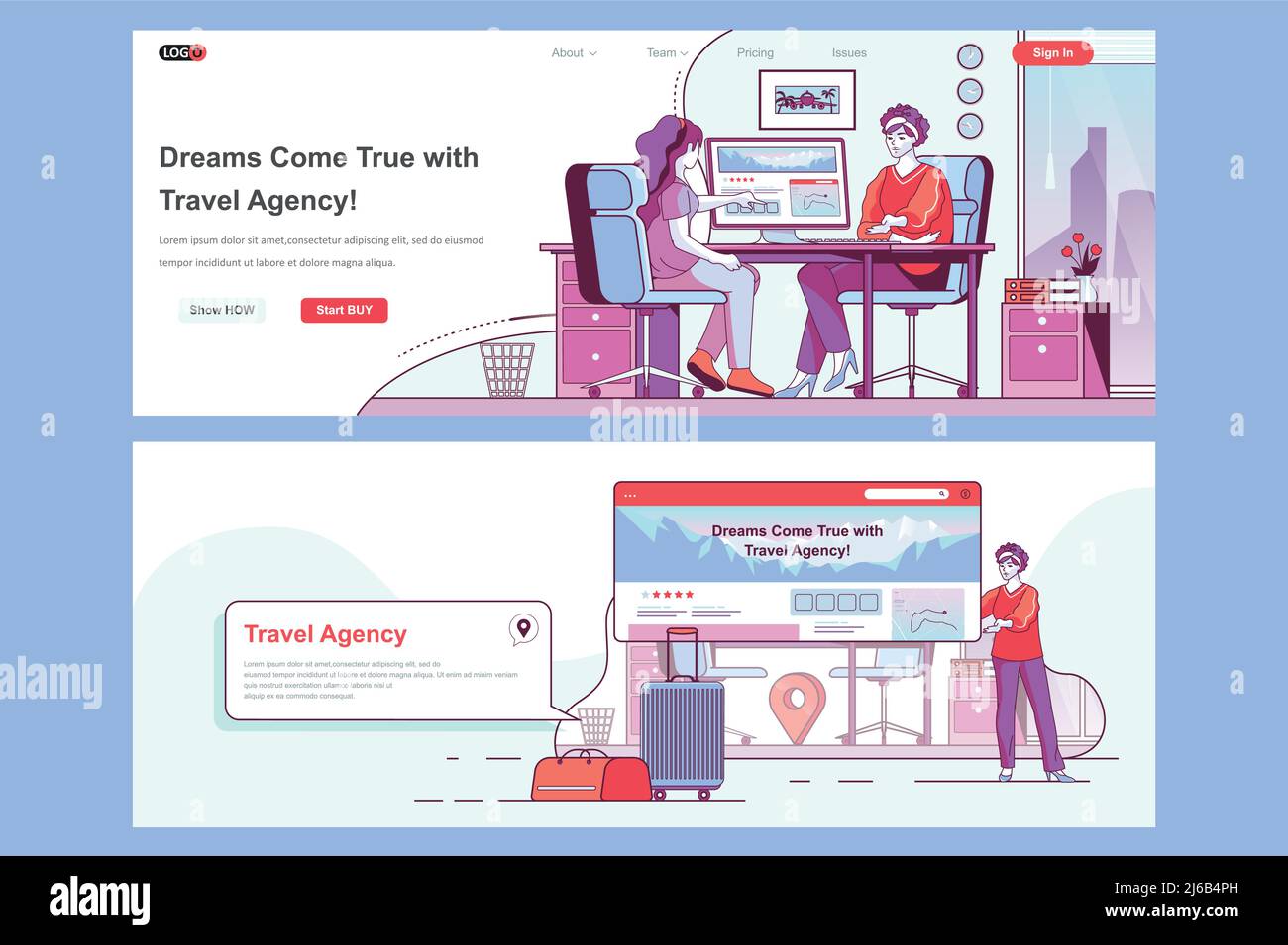 Tour manager Stock Vector Images - Alamy