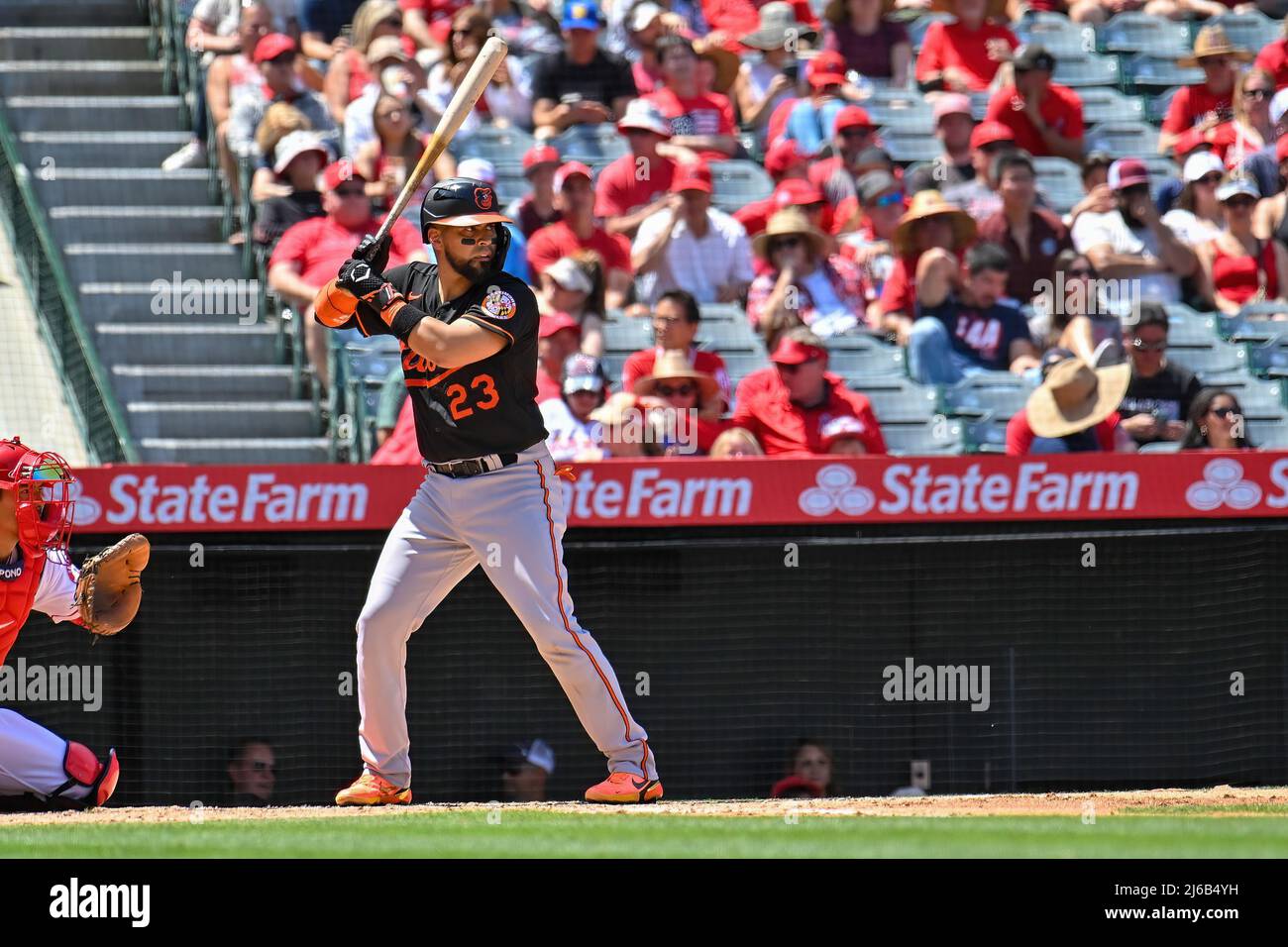 April 24, 2022: Baltimore Orioles catcher Robinson Chirinos (23) during ...