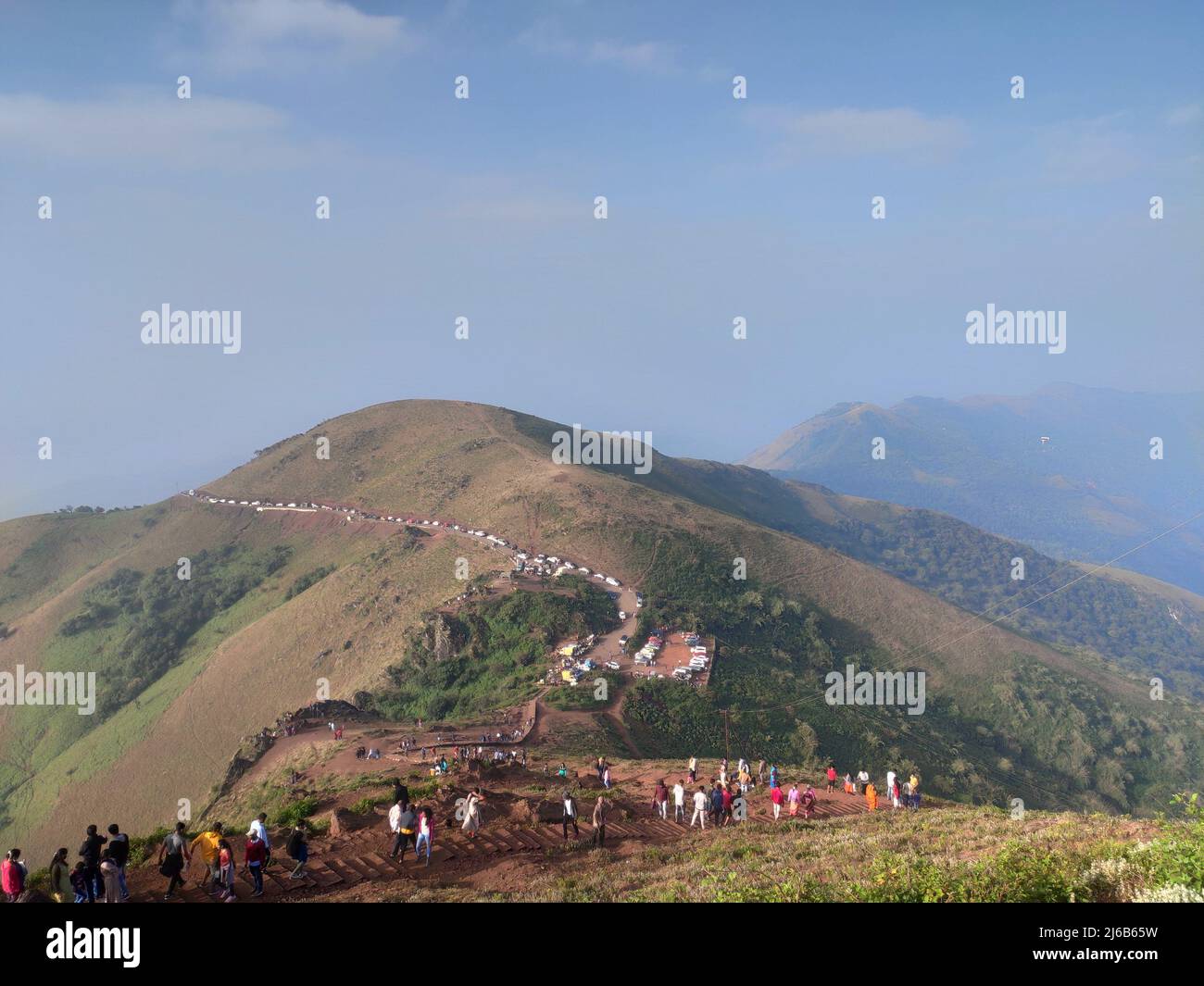 Morning view at Mullayanagiri in Chikmagalur Stock Photo - Alamy