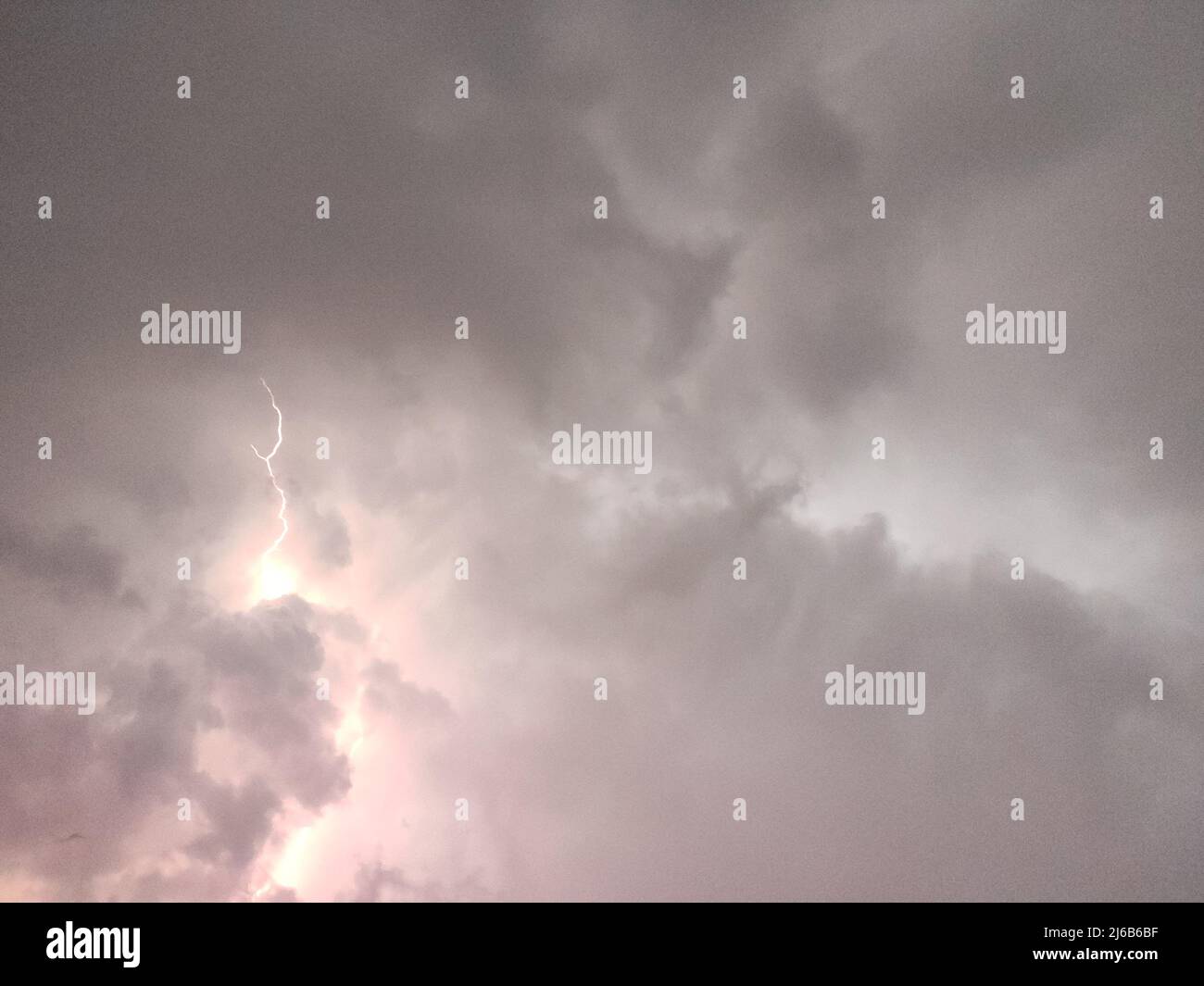 Thunder storm with lightnings & background of storm clouds Stock Photo ...