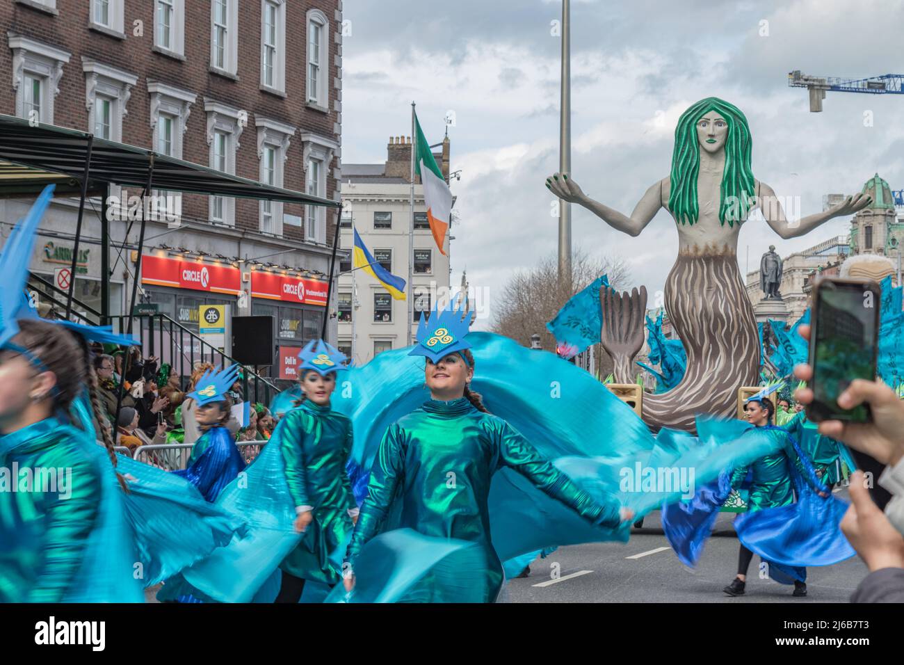 Patrick's Day Parade in Dublin 2022, Dublin, Ireland Stock Photo - Alamy
