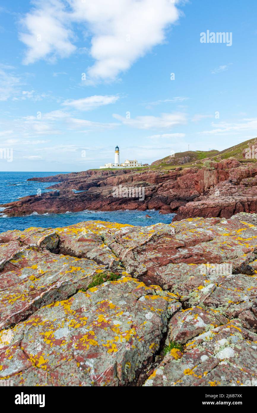 Rua Reidh Lighthouse, near Gairloch in Wester Ross, Scotland, NC500 ...