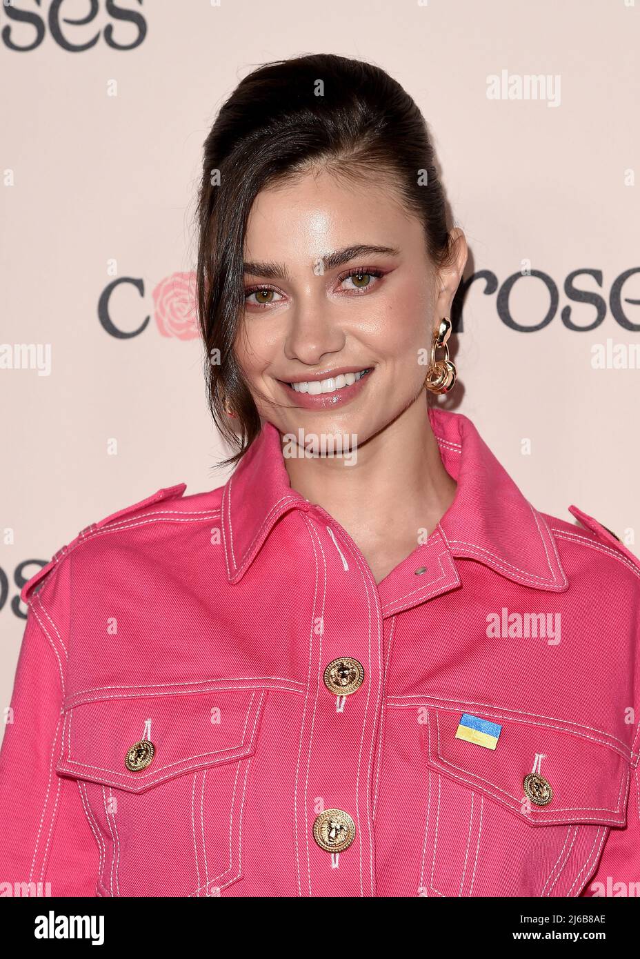 Yara walking on the red carpet at the Cote de Roses' Campaign Launch ...