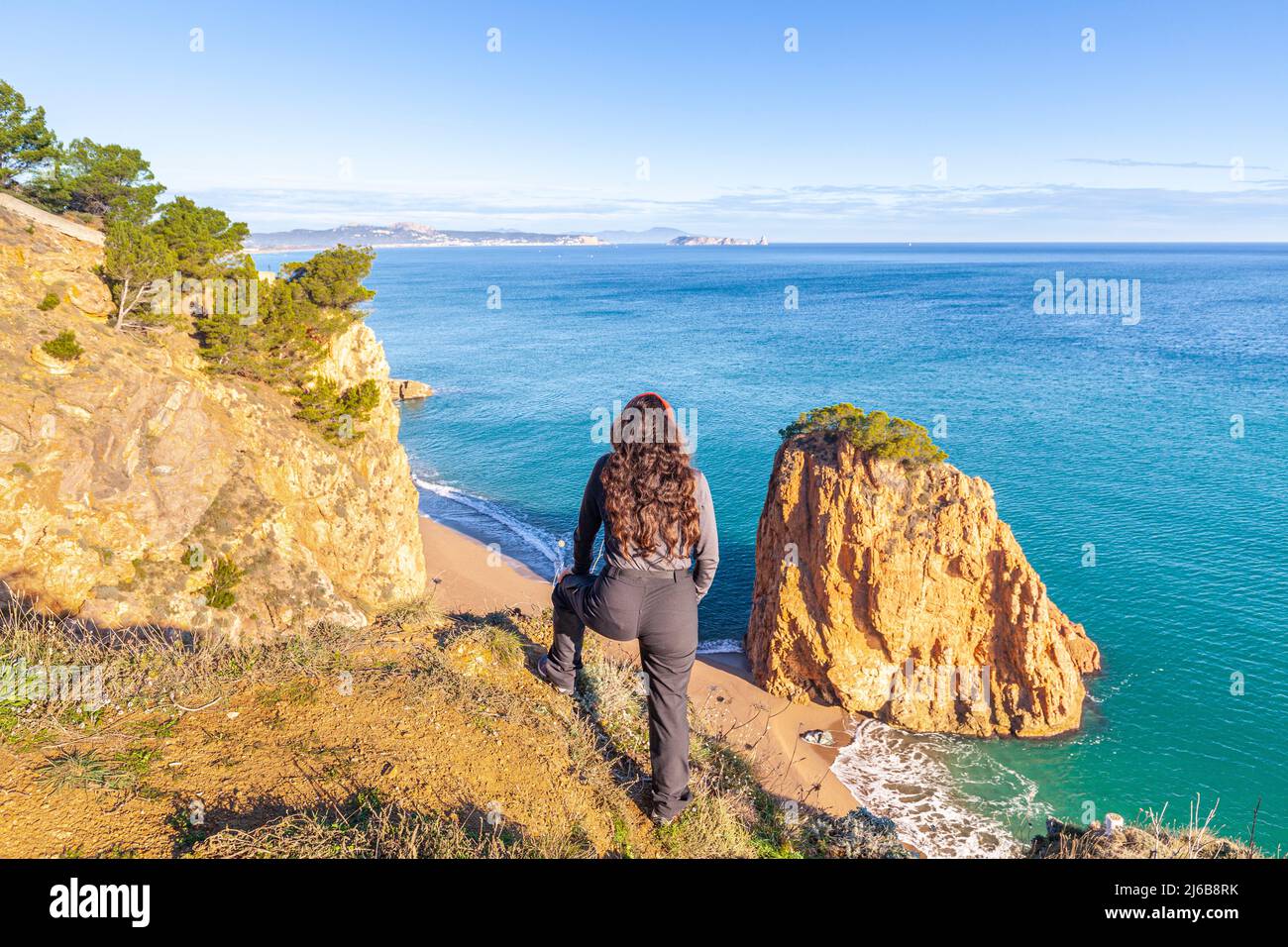 Cala Racó in Sa Riera, Begur, Costa Brava, Girona, Spain Stock Photo ...