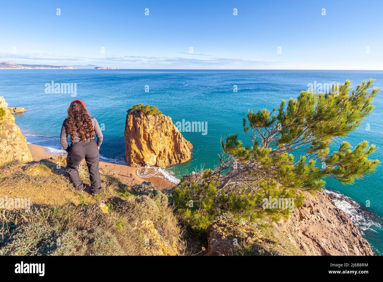Cala Racó in Sa Riera, Begur, Costa Brava, Girona, Spain Stock Photo ...