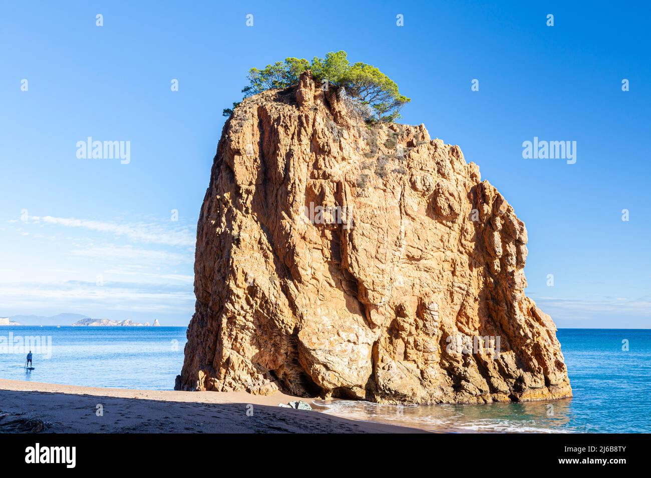 Cala Racó in Sa Riera, Begur, Costa Brava, Girona, Spain Stock Photo ...