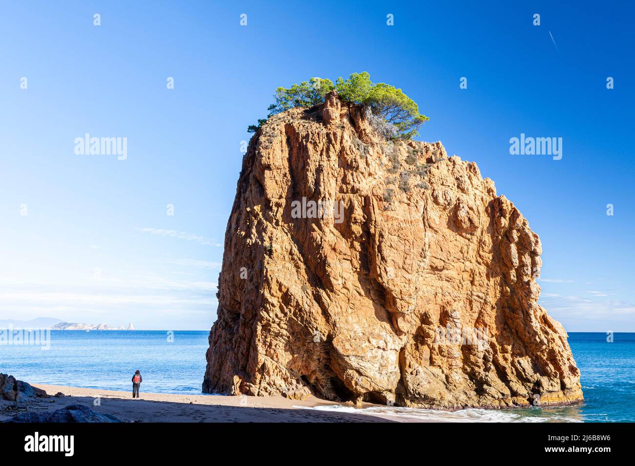 Cala Racó in Sa Riera, Begur, Costa Brava, Girona, Spain Stock Photo ...