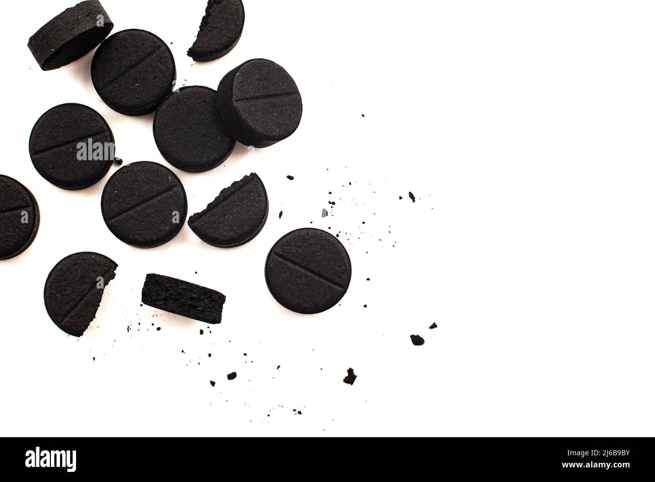 Medical pill in black on a white background. Medicines. Treatment ...