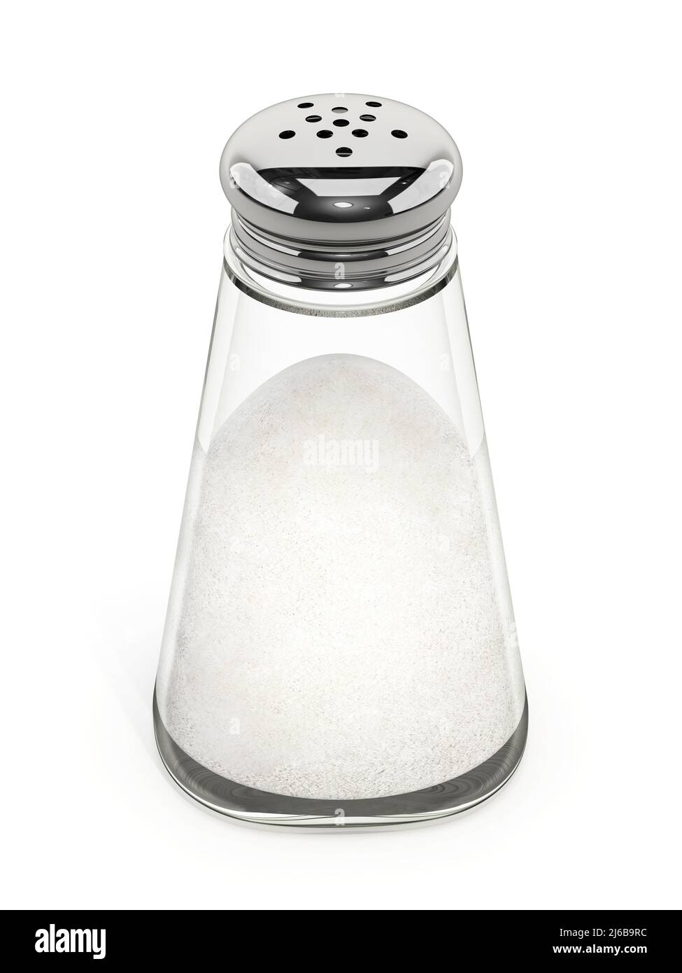 Salt shaker isolated on white background. 3D illustration Stock Photo ...