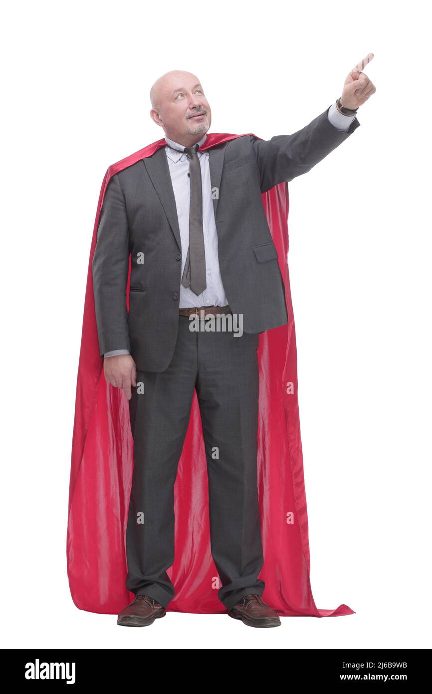 Super businessman in cape Cut Out Stock Images & Pictures - Alamy