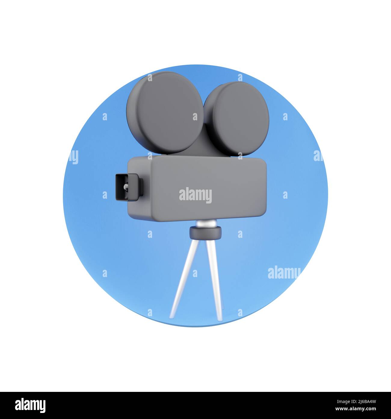 3d render Icon digital video camera. 3d rendering cinema camera icon ...